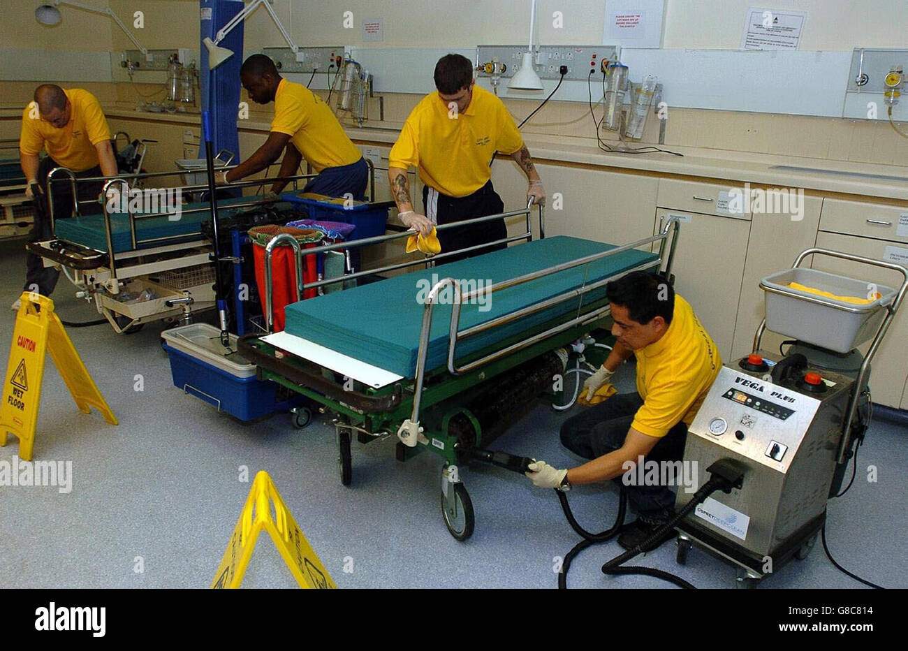 Rigorous Cleaning - University College Hospital Stock Photo - Alamy