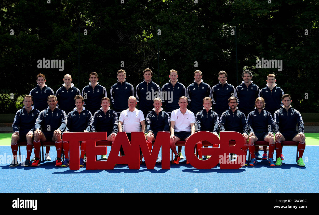 Great Britain men's team poses for a photo during the team announcement ...
