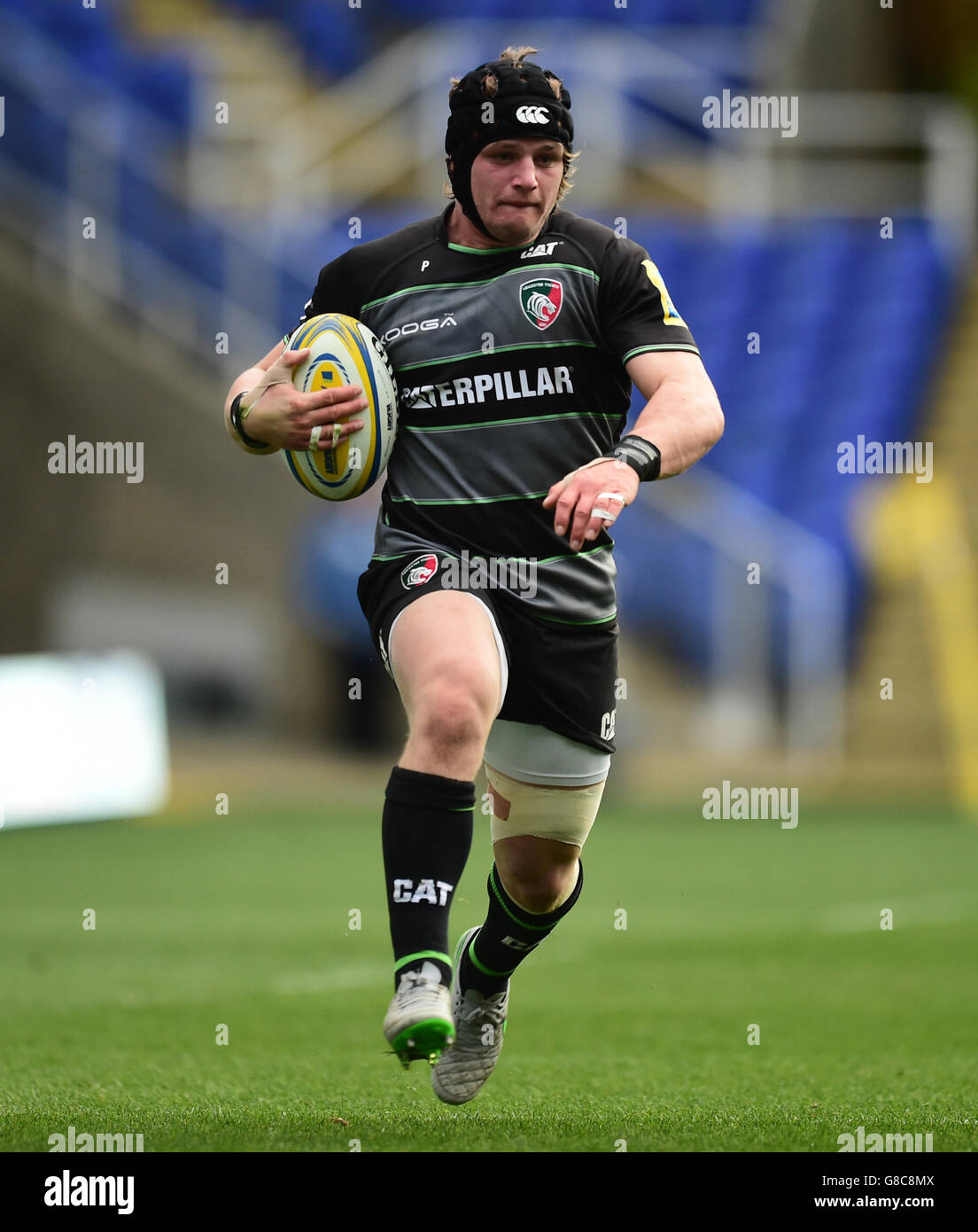Leicester Tigers' Harry Thacker during the Aviva Premiership match at ...