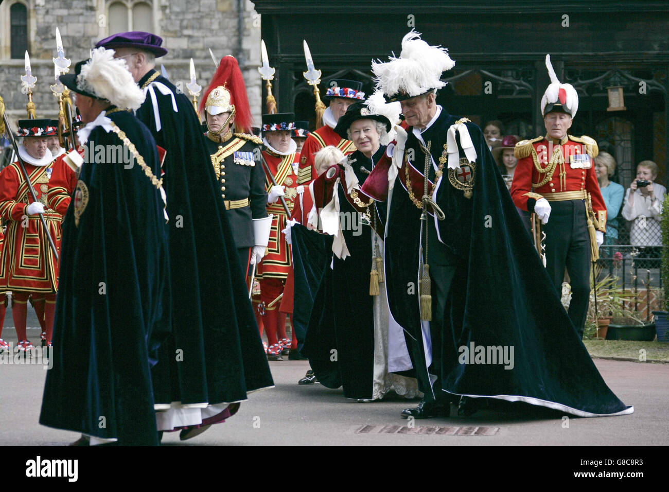 Order of the Garter Ceremony - Windsor Stock Photo - Alamy