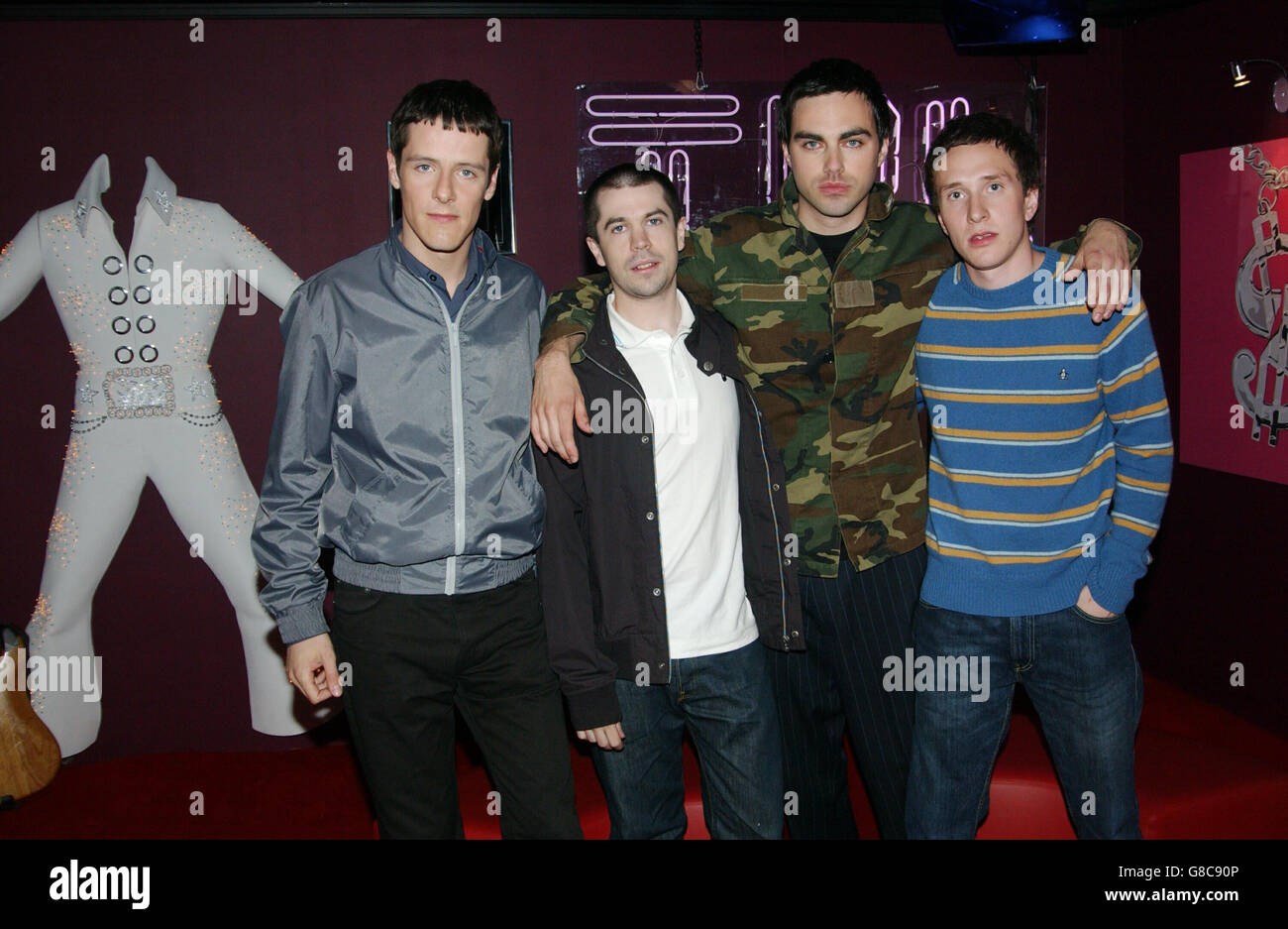 The band Hard Fi during their guest appearance on MTV TRL - Total ...