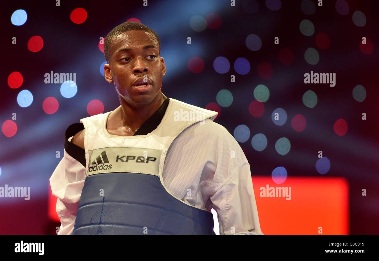 Great Britain's Lutalo Muhammad after winning the silver medal in the ...