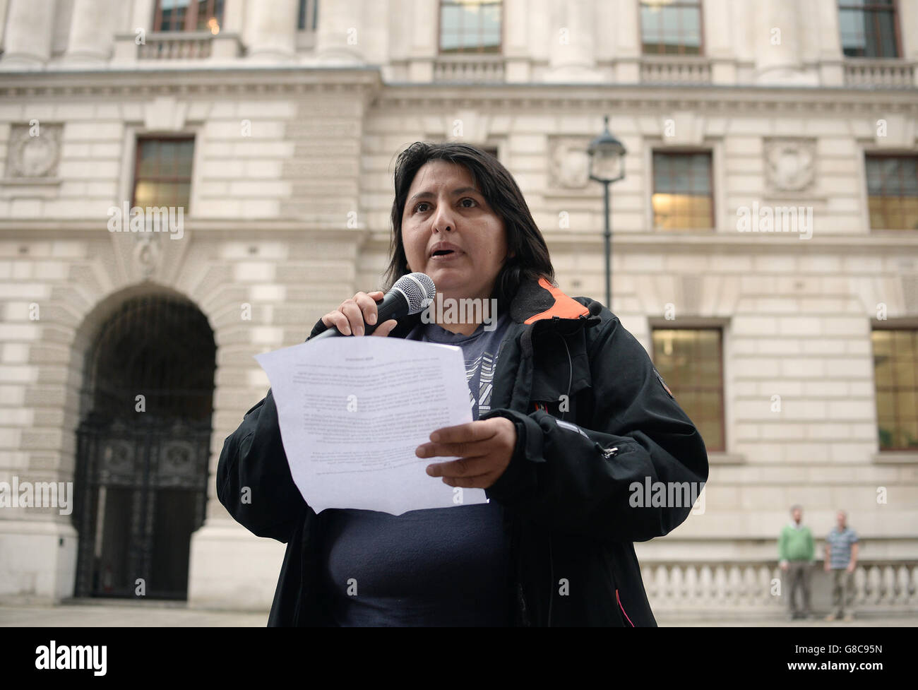 Living Wage protest Stock Photo - Alamy