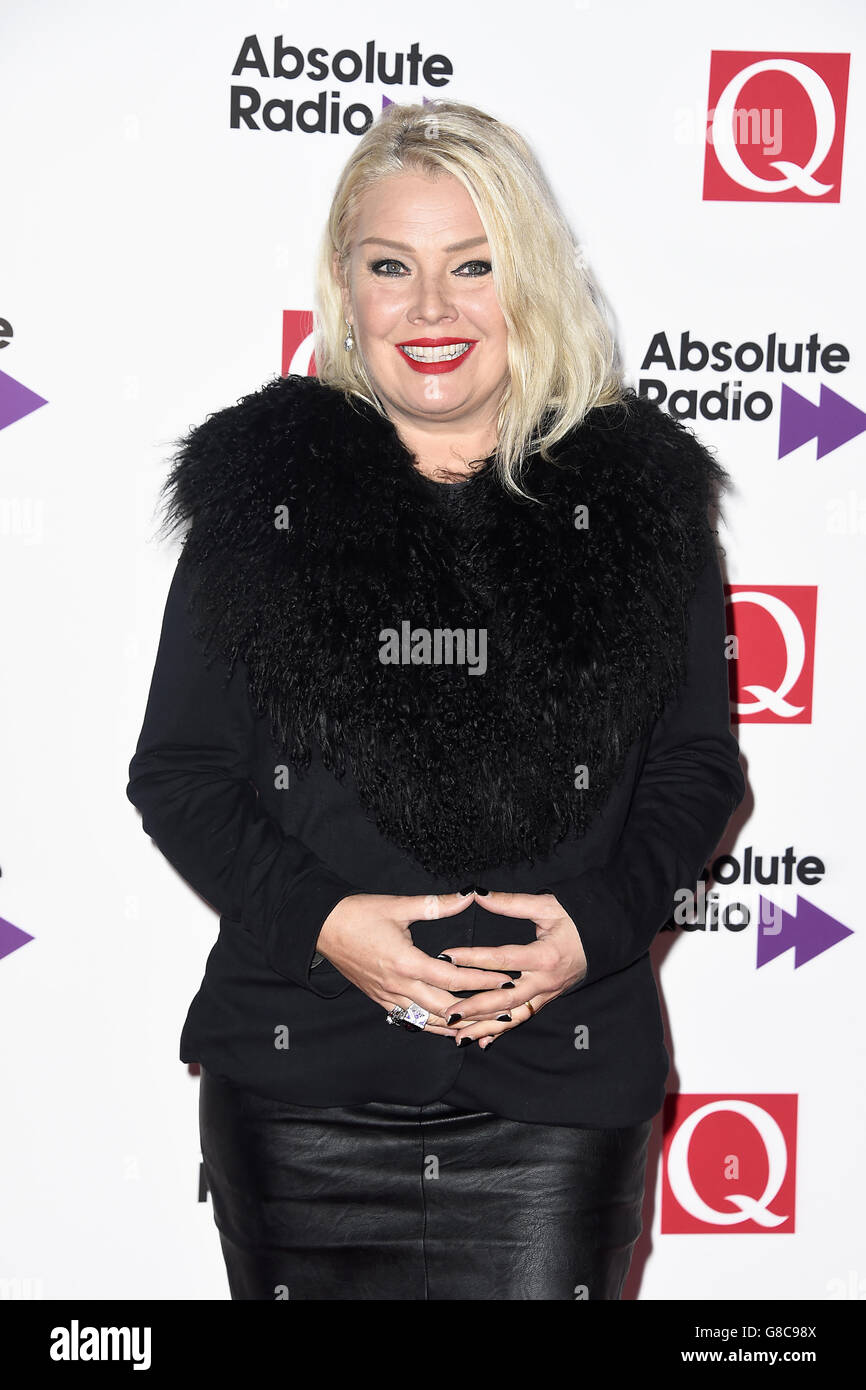 Kim Wilde attending the Q Awards 2015 held at Grosvenor House Hotel on ...