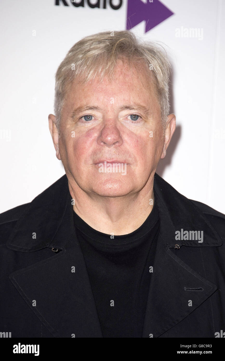 Bernard Sumner in the press room at the Q Awards 2015 held at Grosvenor ...