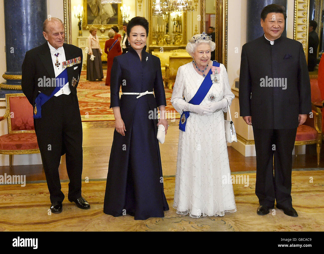 Chinese President state visit - Day One Stock Photo - Alamy