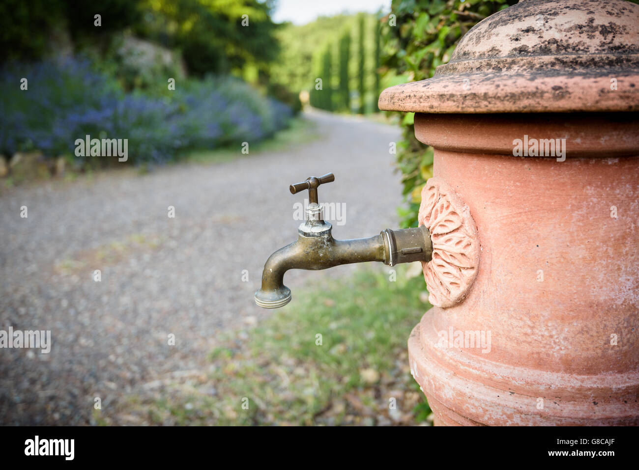 Stylized water faucet Stock Photo - Alamy