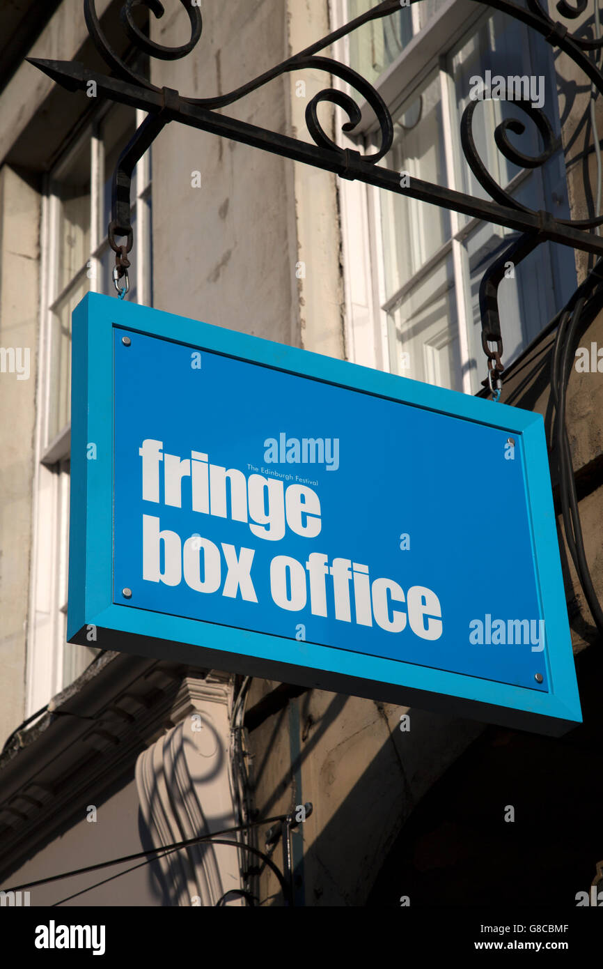 Edinburgh fringe sign hi-res stock photography and images - Alamy