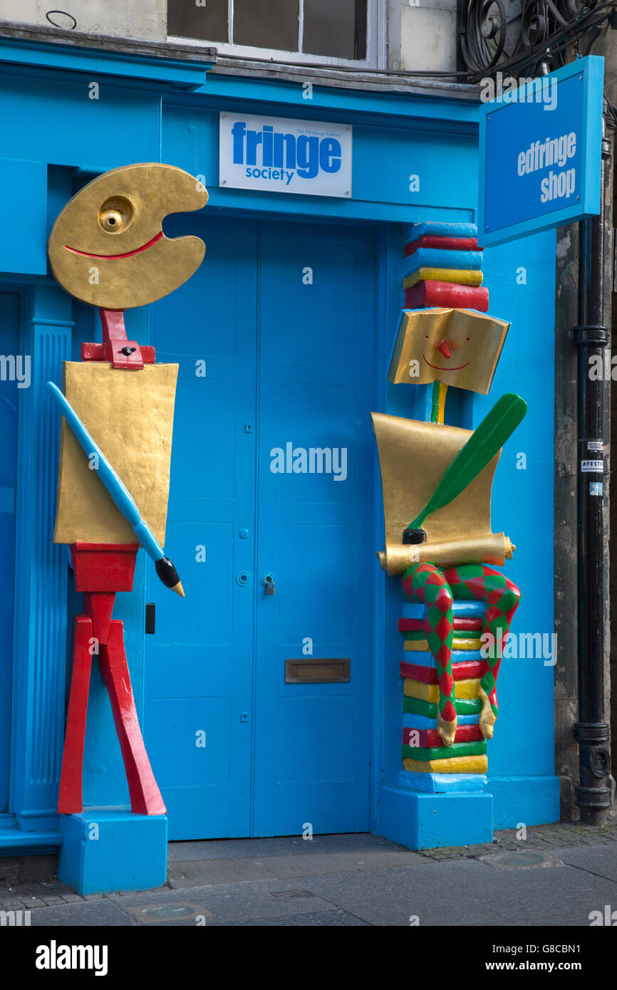Festival Fringe Shop, Edinburgh, Scotland Stock Photo - Alamy