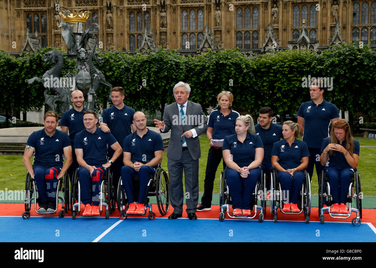 Rt Hon John Bercow MP during the team announcement at New Palace Yard ...