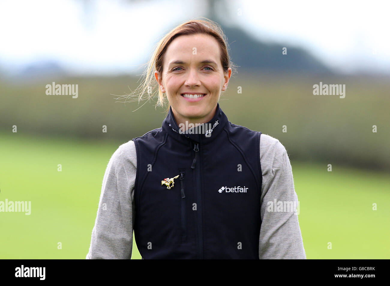Horse Racing - Beverley Racecourse. Jockey Victoria Pendleton Stock ...
