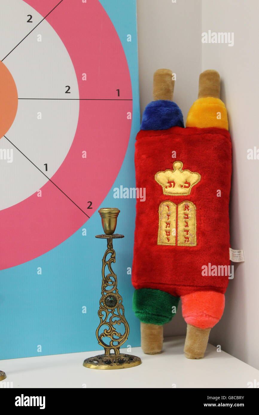 Torah for children, scroll, synagogue, celebration, festival, Judaism ...