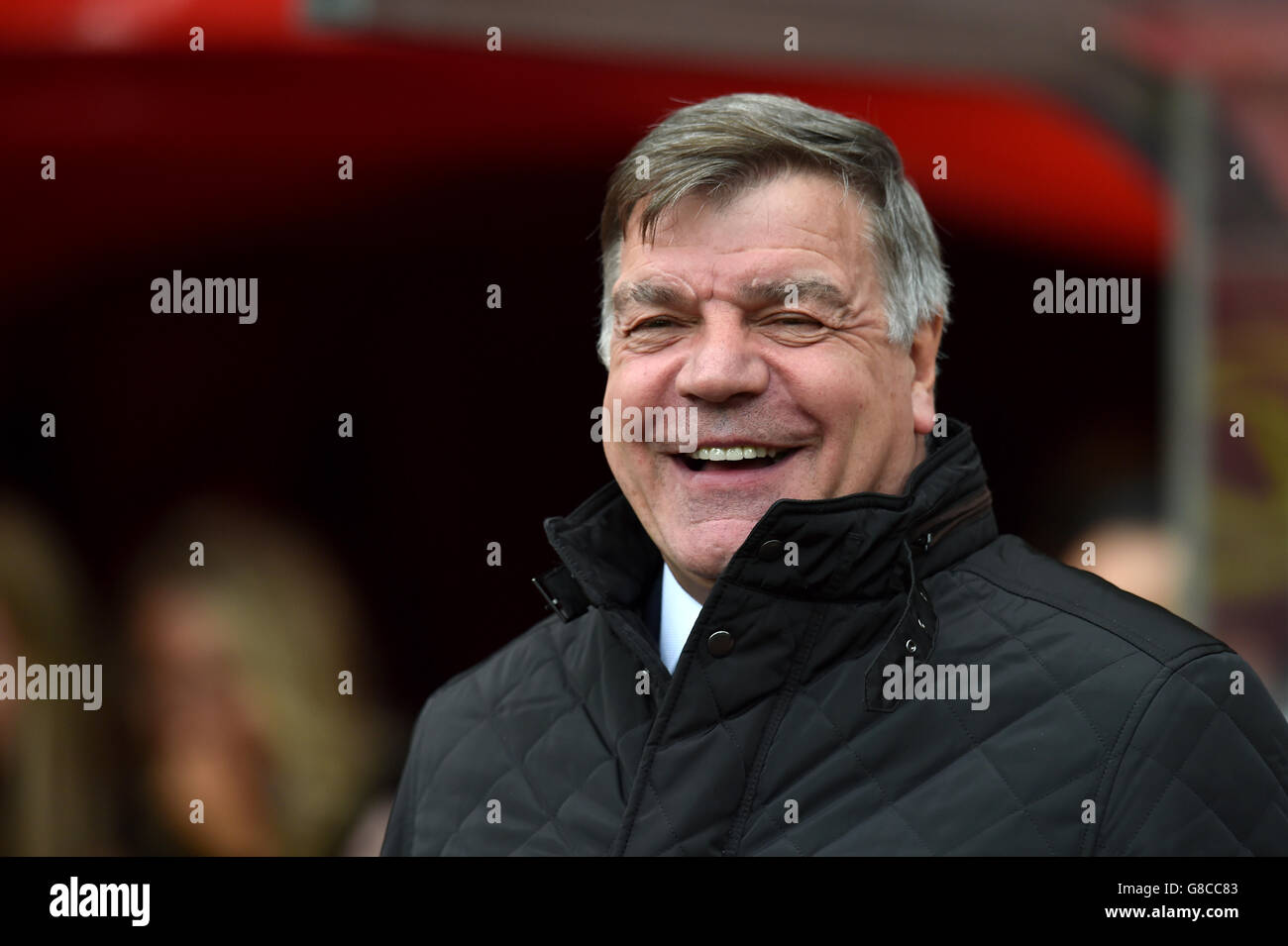 Sunderland manager Sam Allardyce is all smiles before the Barclays ...