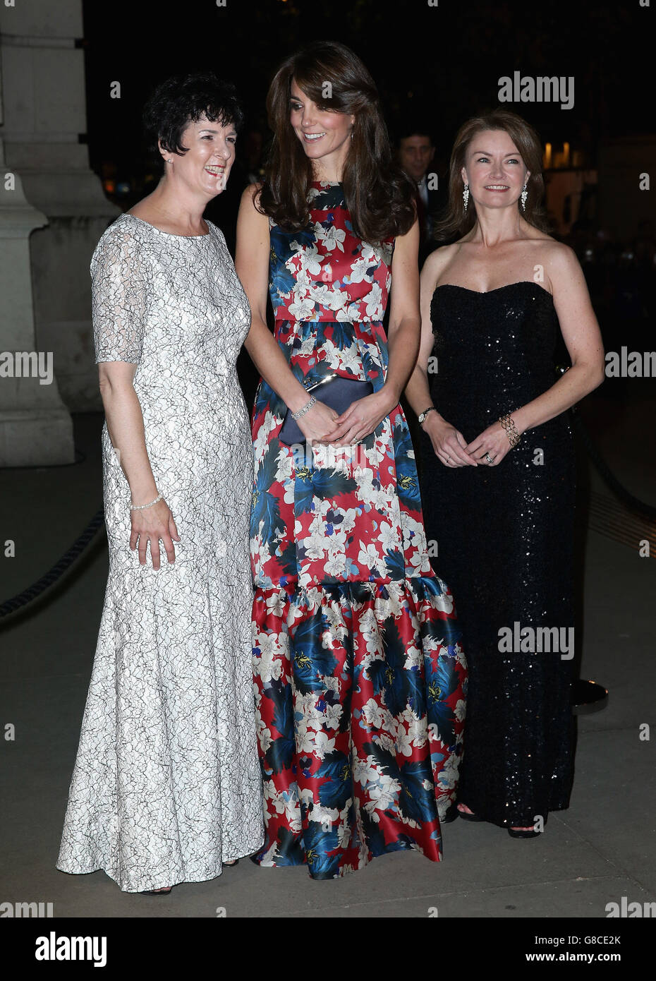 The Duchess of Cambridge (centre) with Amanda Pullinger (left) and Mimi ...
