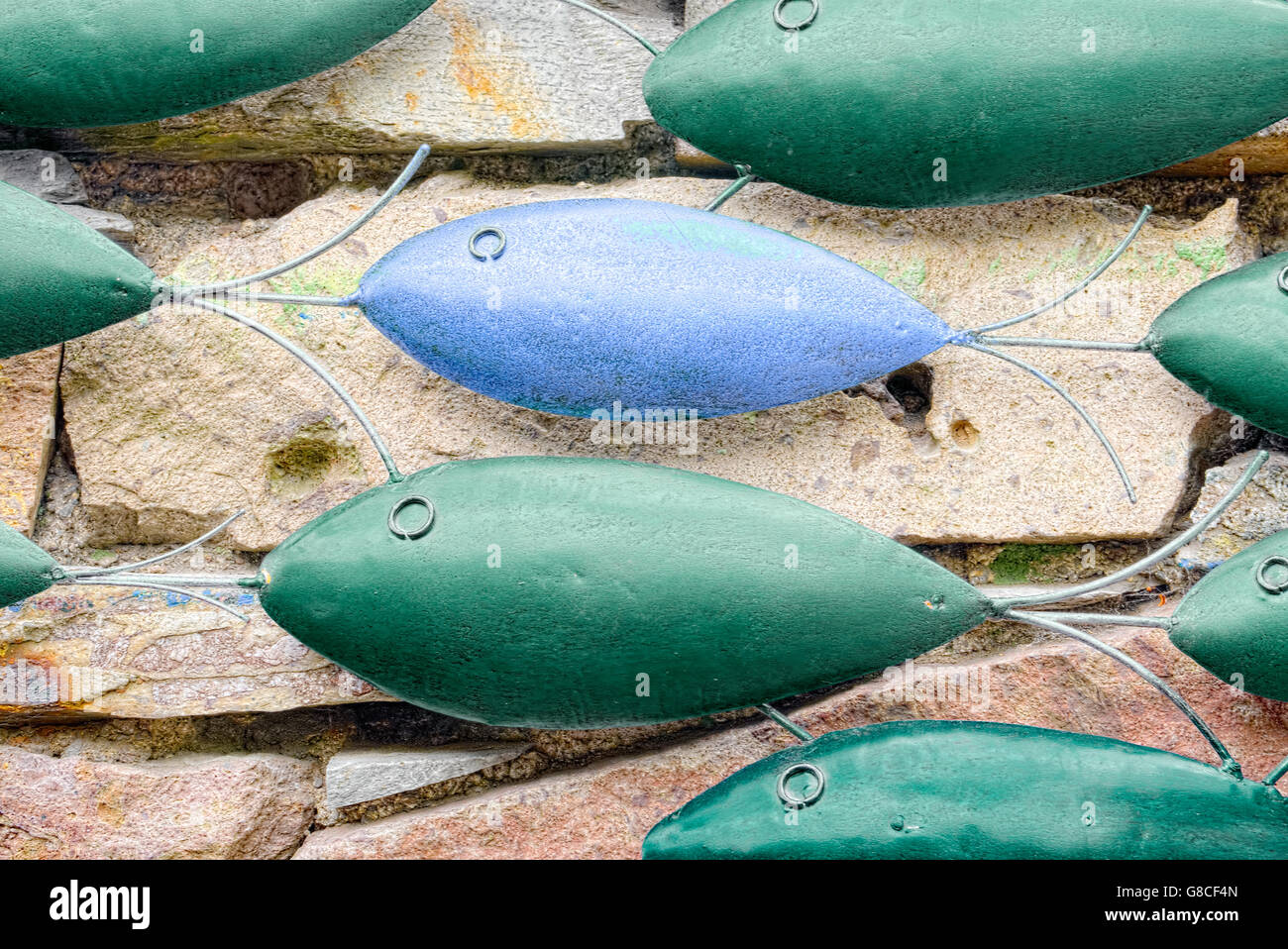 Metal fish hi-res stock photography and images - Alamy