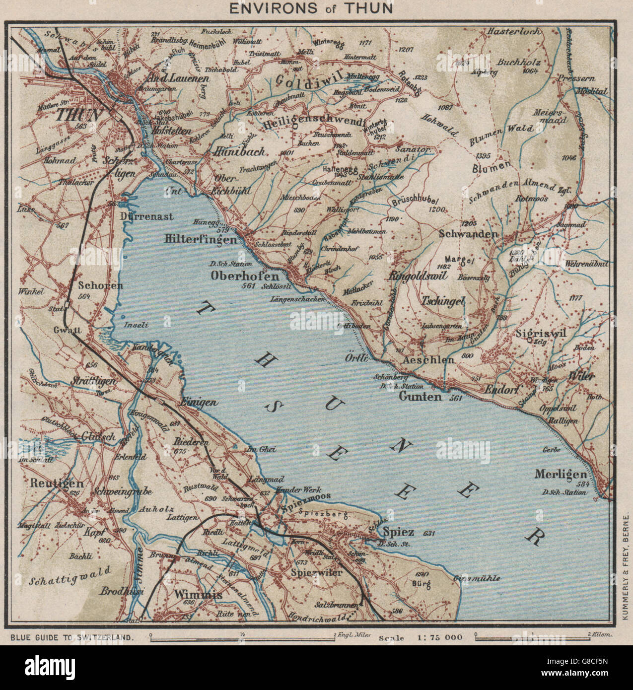 Environs of thun hi-res stock photography and images - Alamy