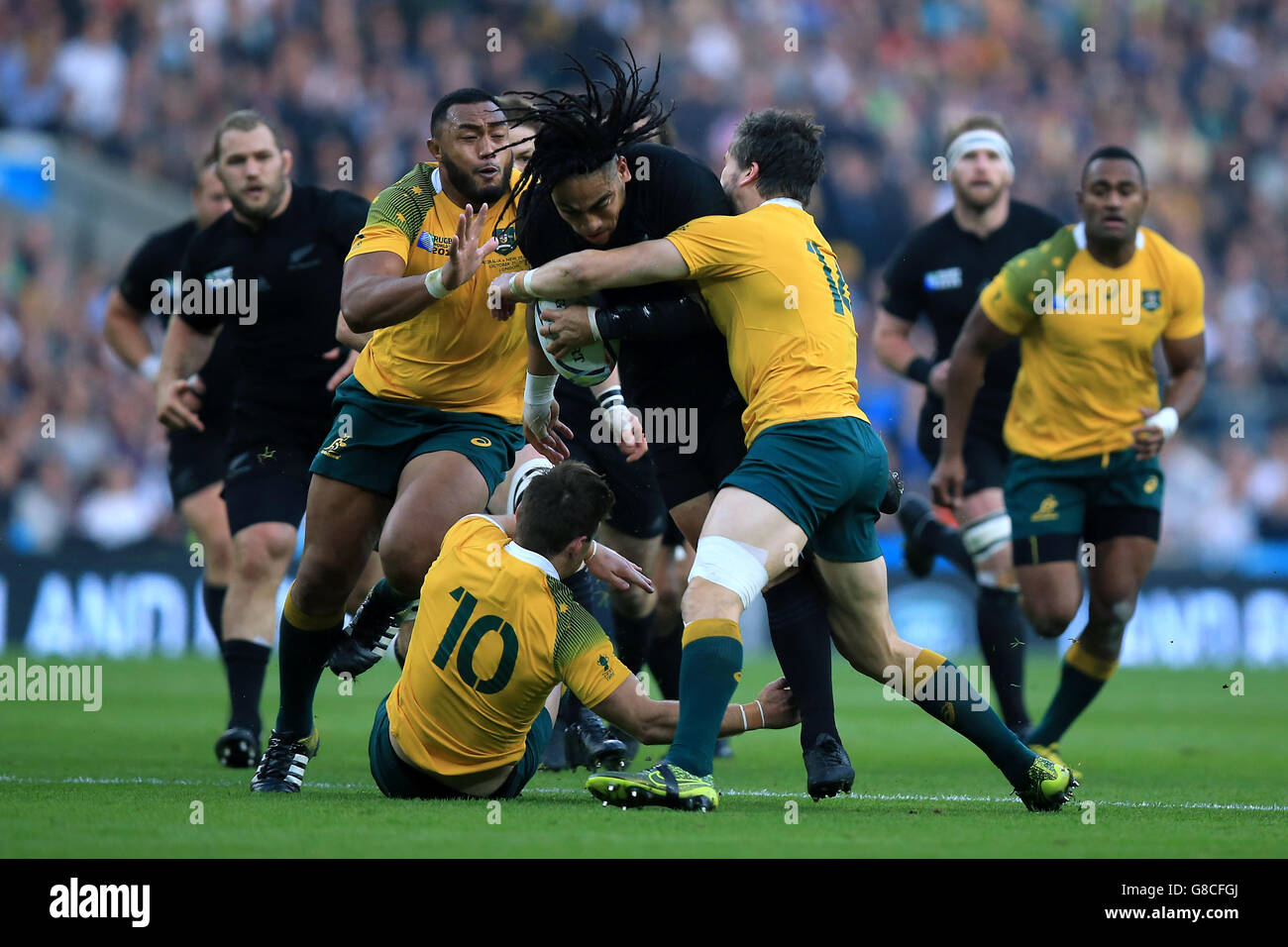 New zealands maa nonu during the rugby world cup hi-res stock ...