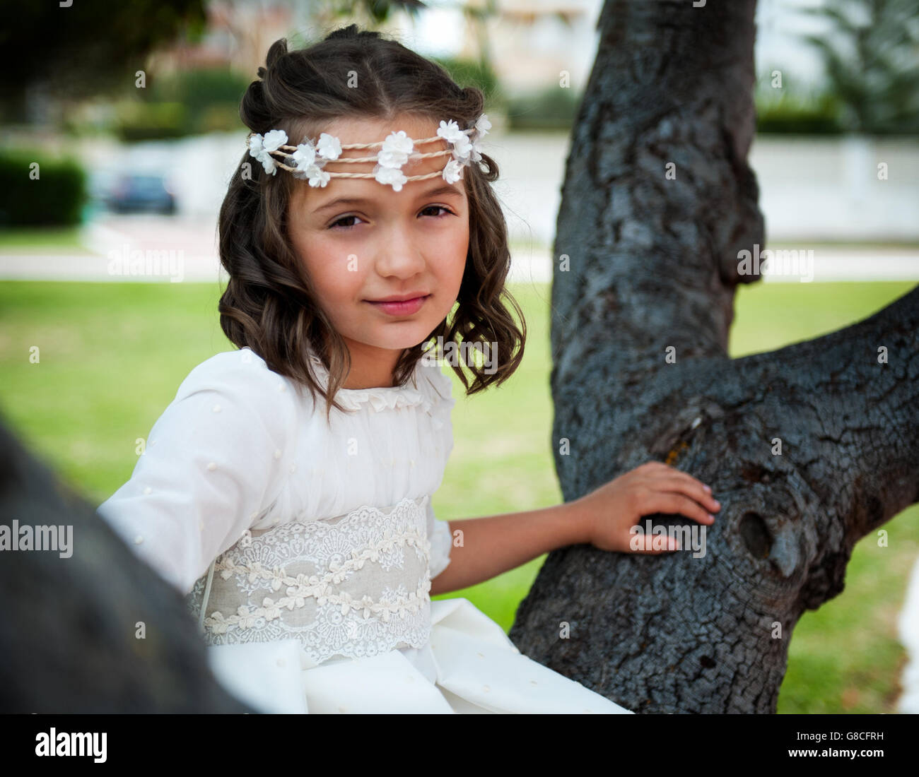 Cute little girl Stock Photo - Alamy