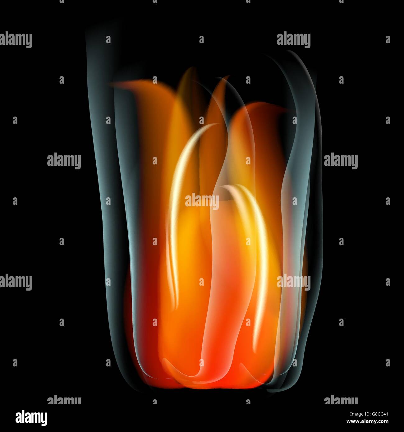 Burn flame fire abstract background. Vector. EPS10 Stock Vector Image ...