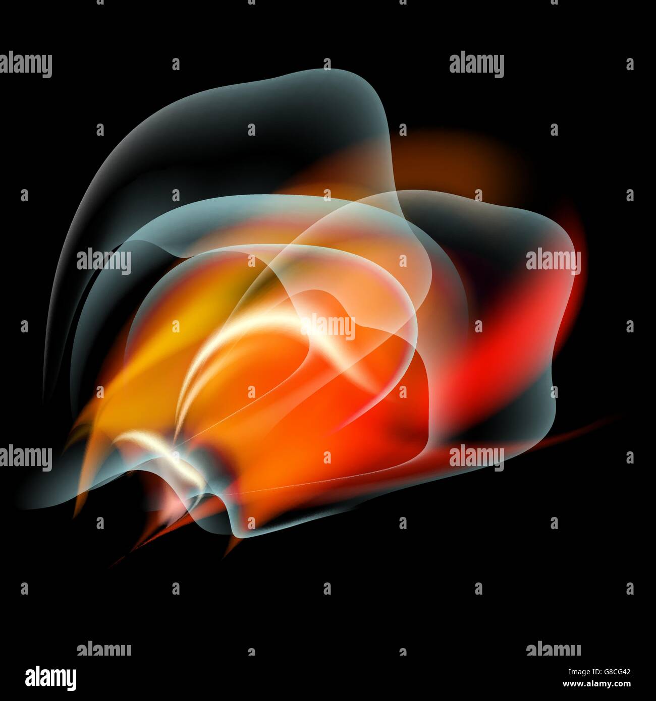 Burn flame fire abstract background. Vector. EPS10 Stock Vector Image ...
