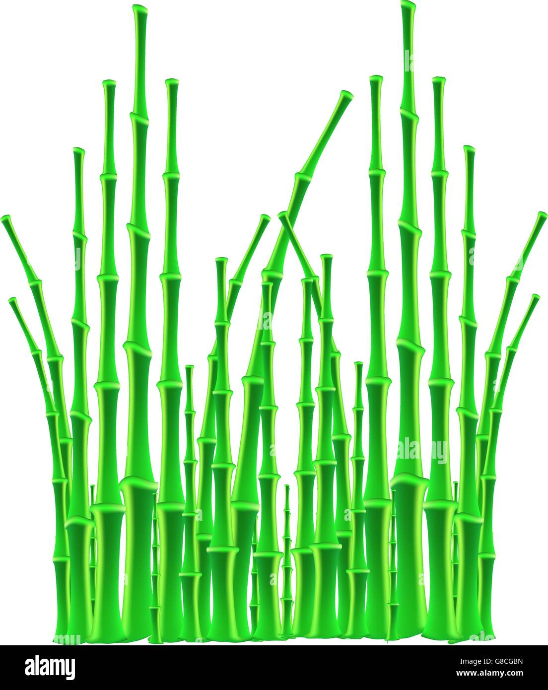 bamboo sticks over white background. vector illustration Stock Vector ...