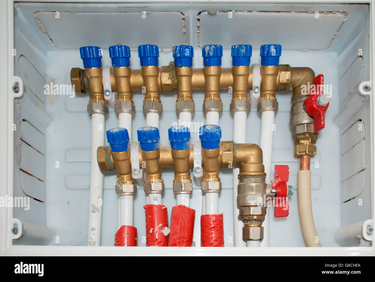 close up of a water system control unit Stock Photo - Alamy