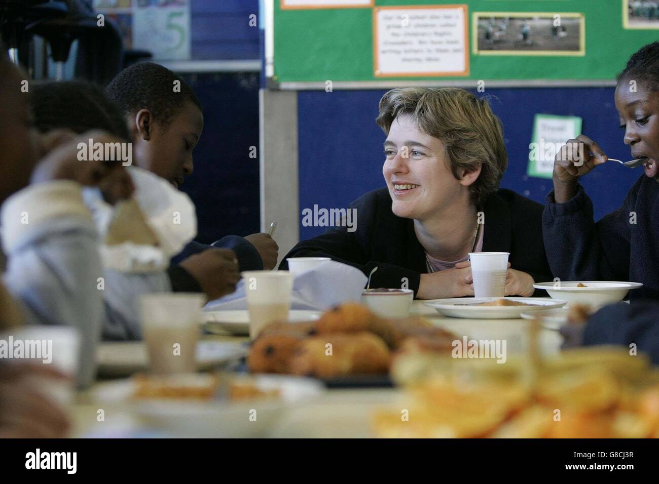 Millfields Community School's Breakfast Club - Hackney Stock Photo - Alamy