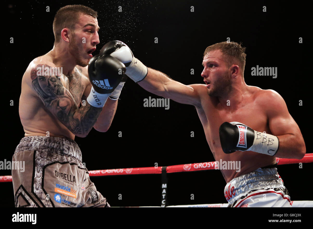 Sam Eggington (left) and Dale Evans during their British and ...