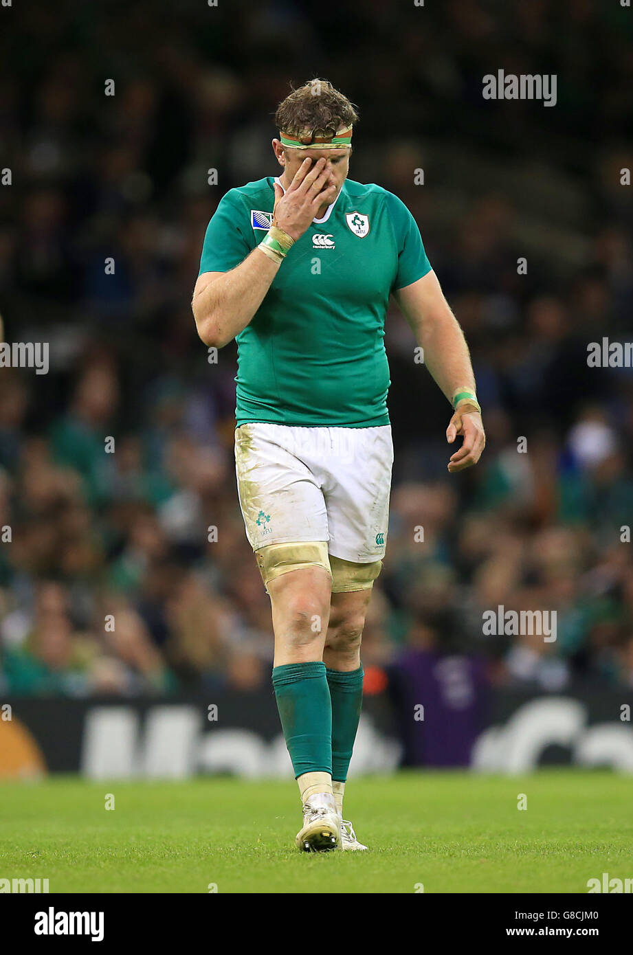 Irelands jamie heaslip rugby world cup match millennium stadium hi-res ...