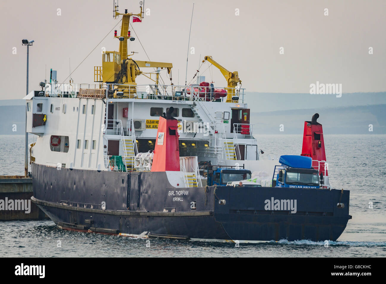 Earl Thorfinn Ferry, Orkney Islands Stock Photo - Alamy