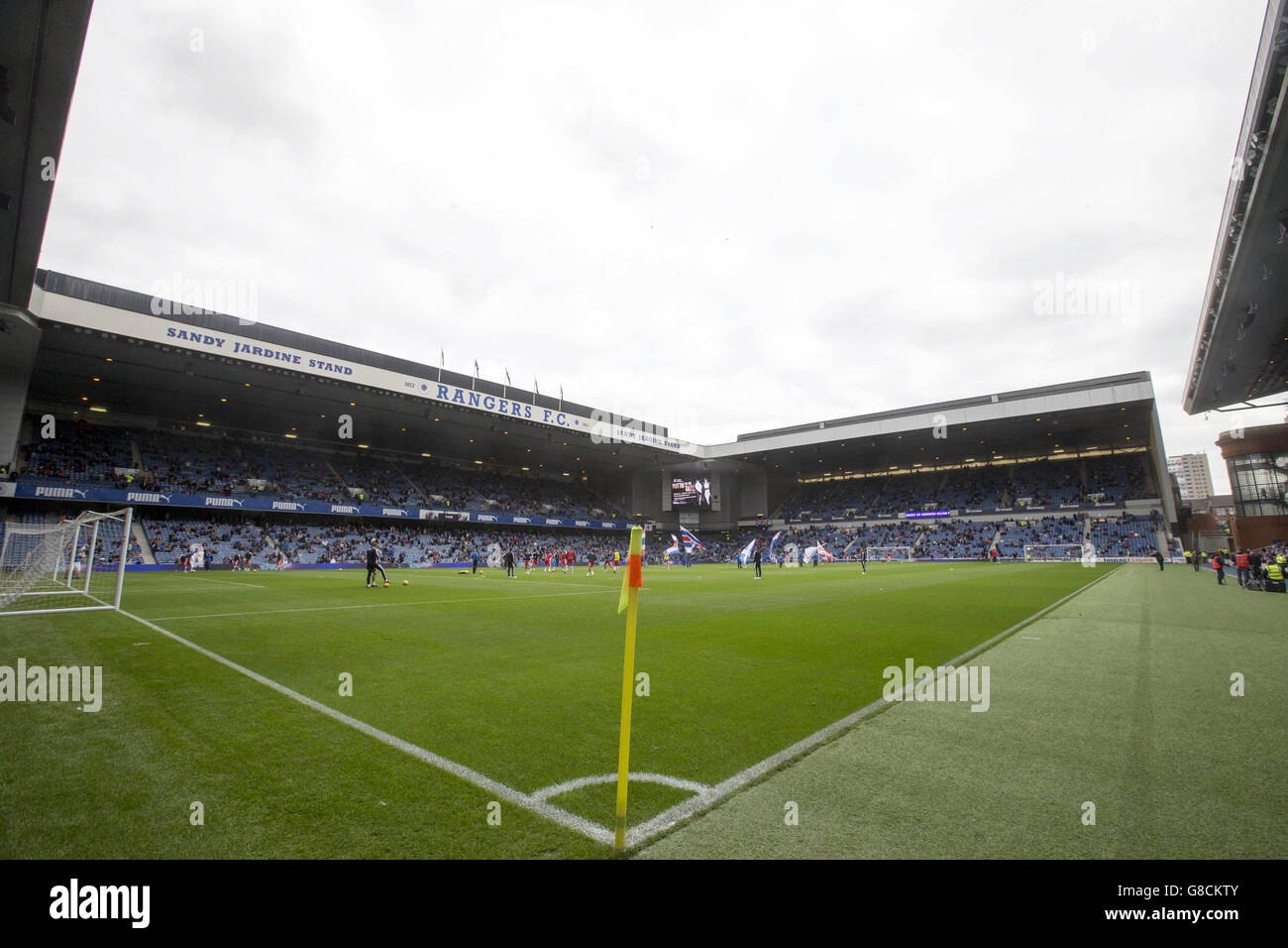 A general view of the falkirk stadium hi-res stock photography and ...