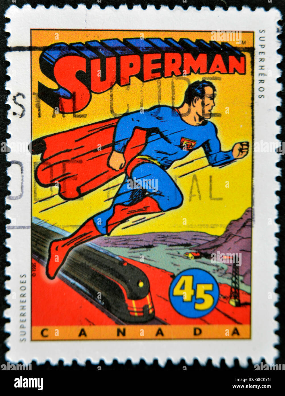 Vintage superman comic hi-res stock photography and images - Alamy