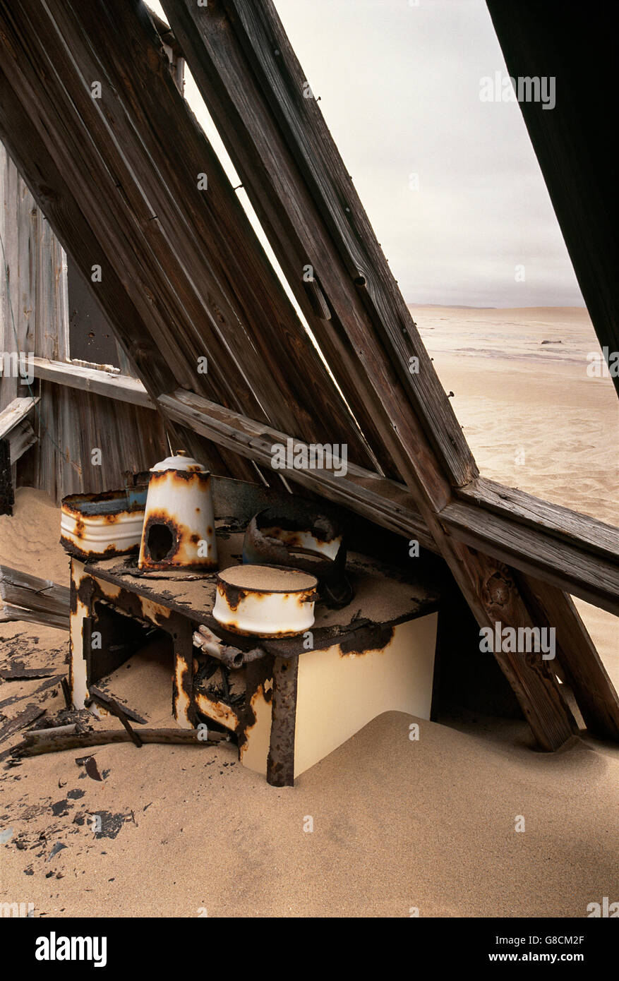 Ghost house, Interior, Namibia Stock Photo - Alamy