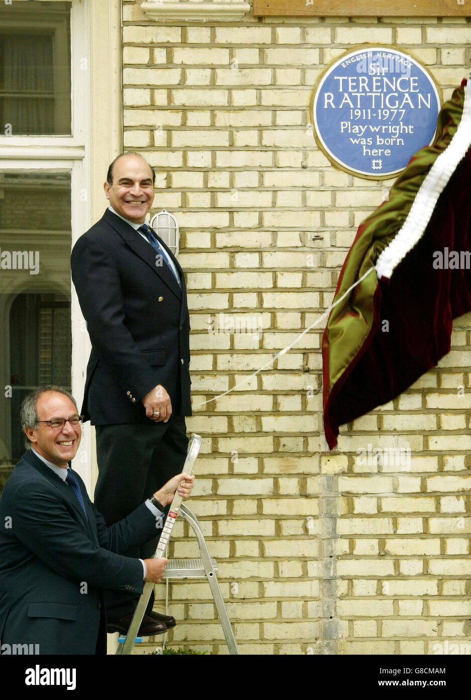Sir terence rattigan blue plaque hi-res stock photography and images ...