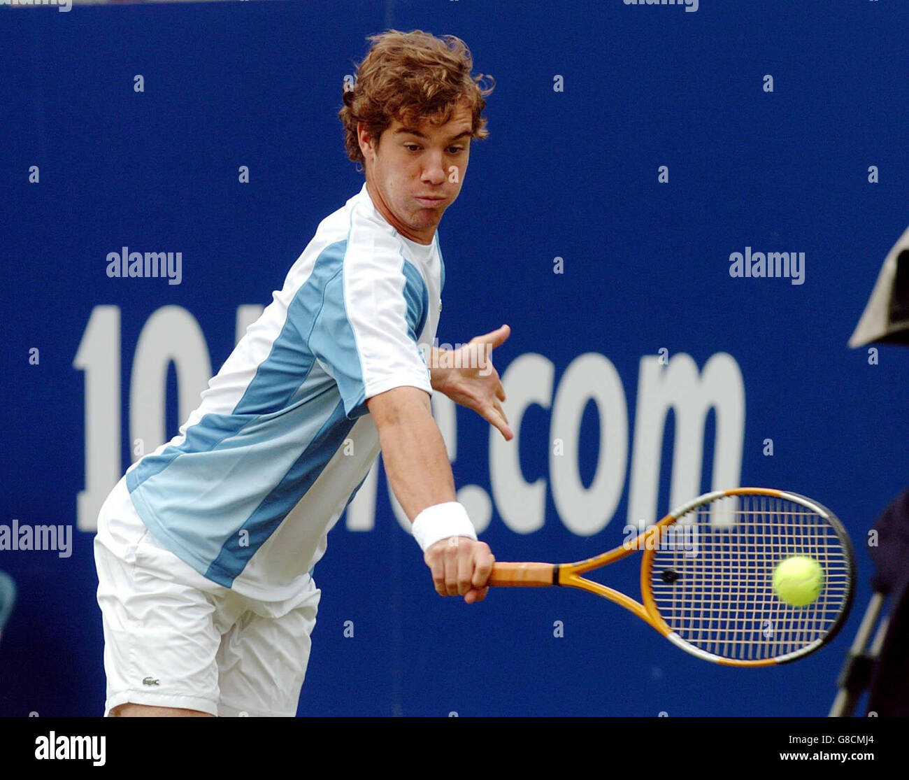 Richard gasquet returns to defending champion paradorn srichaphan hi ...