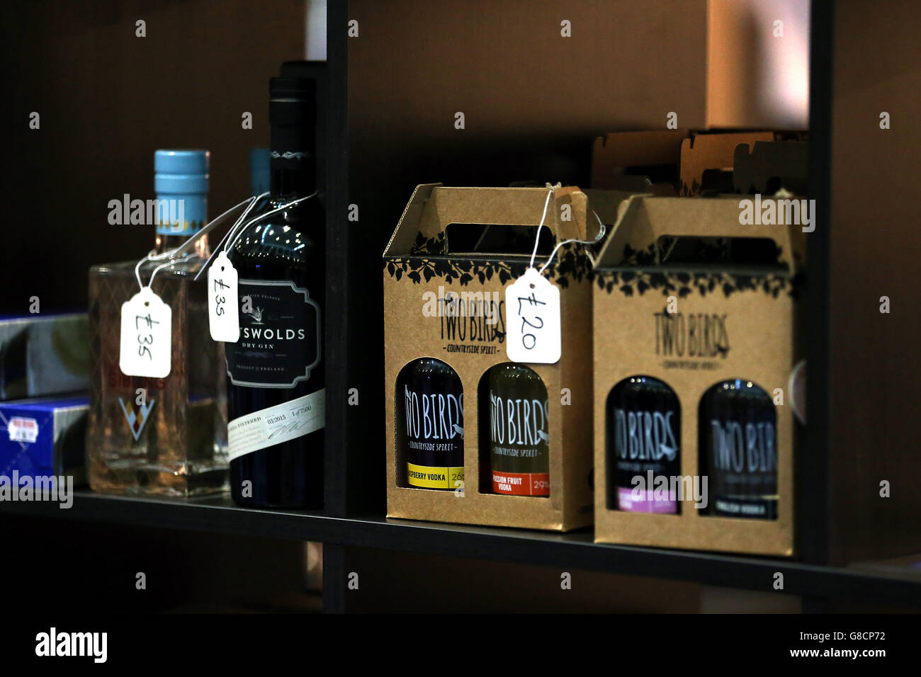 Merchandise at the Food and Drink Exhibition in the Centaur at ...