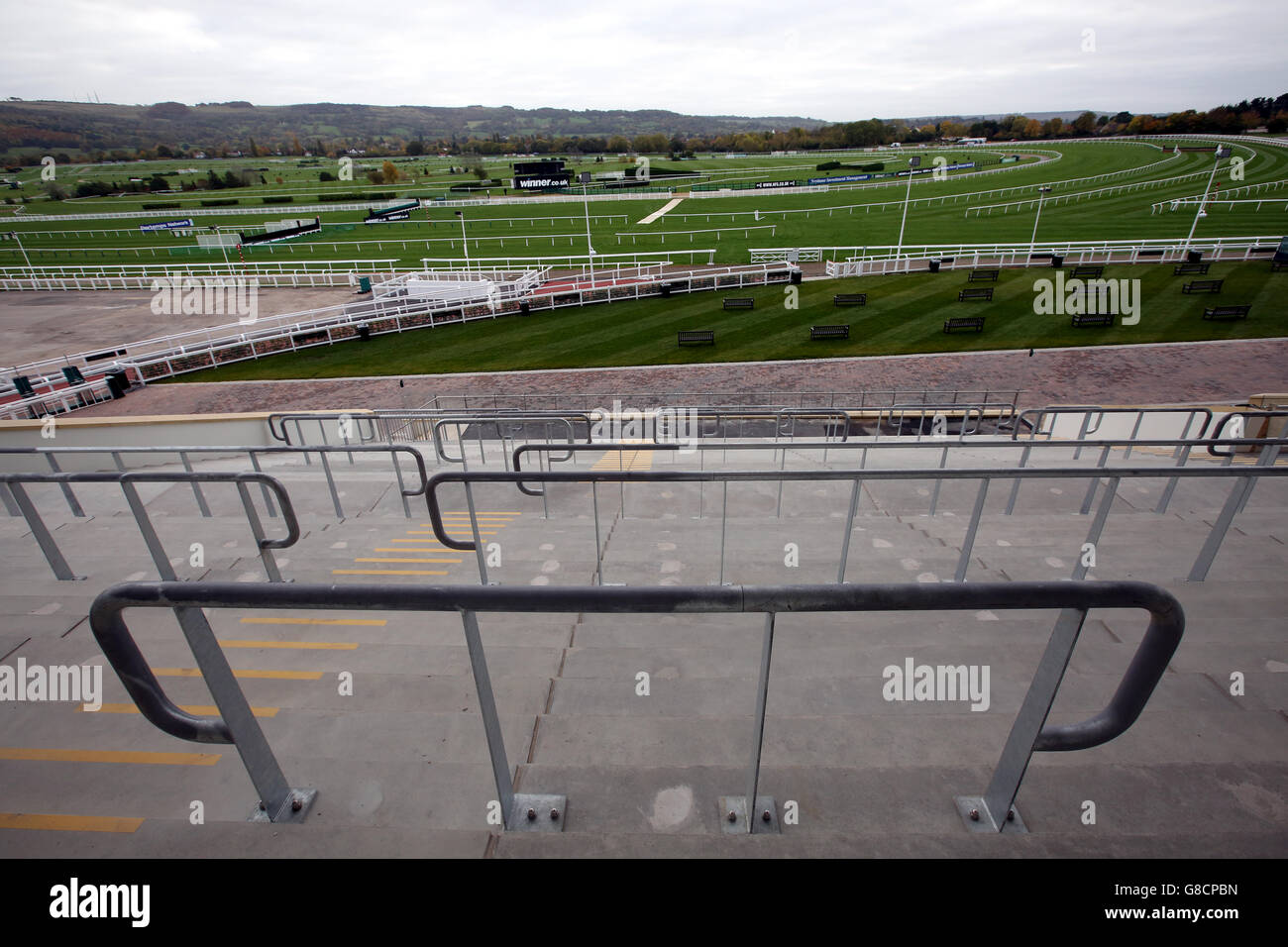 Grandstand stand standing view general view gv metal bars tpicswire hi ...