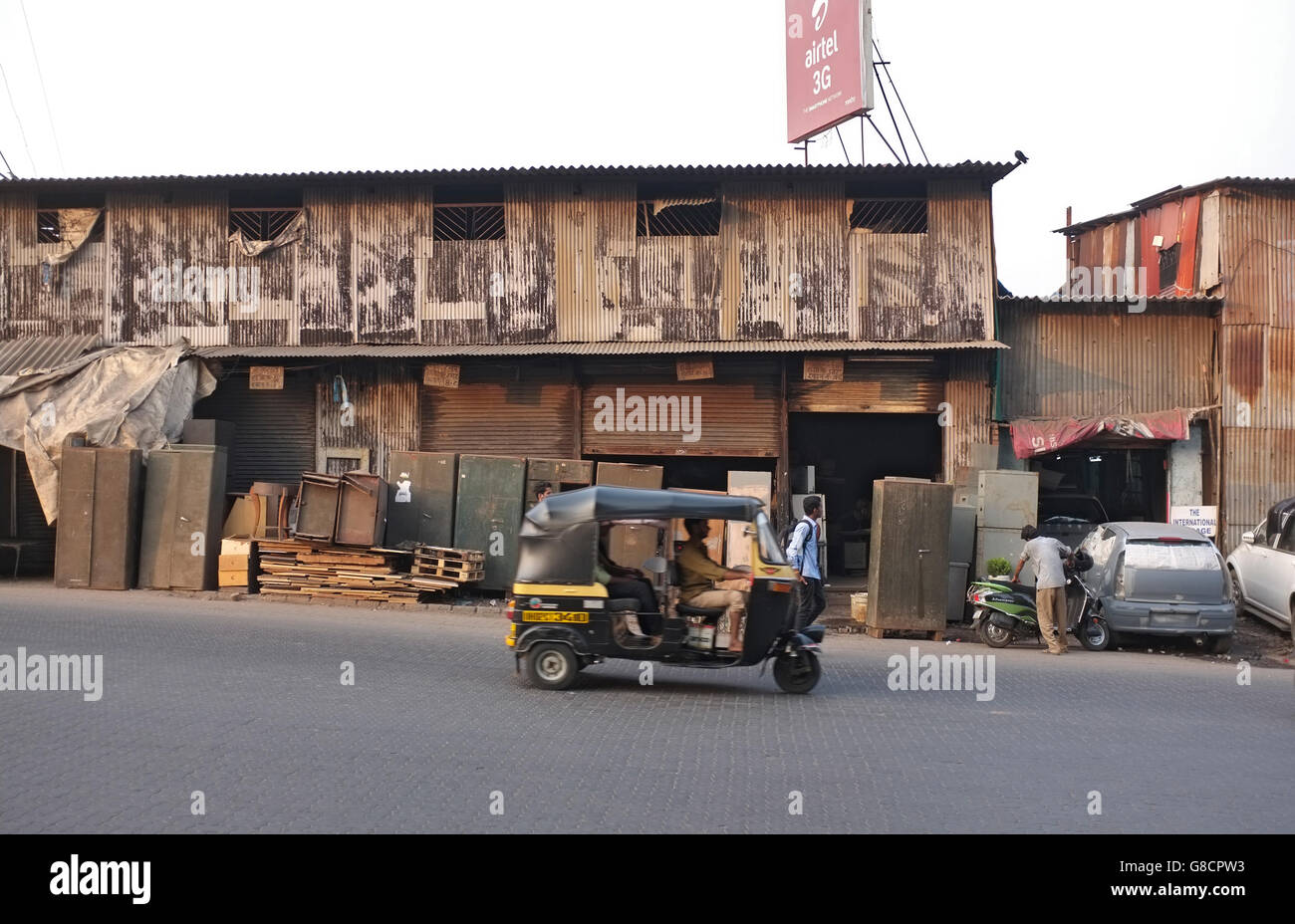 auto rickshaw / auto rickshaws in mumbai, Maharashtra, india Stock ...
