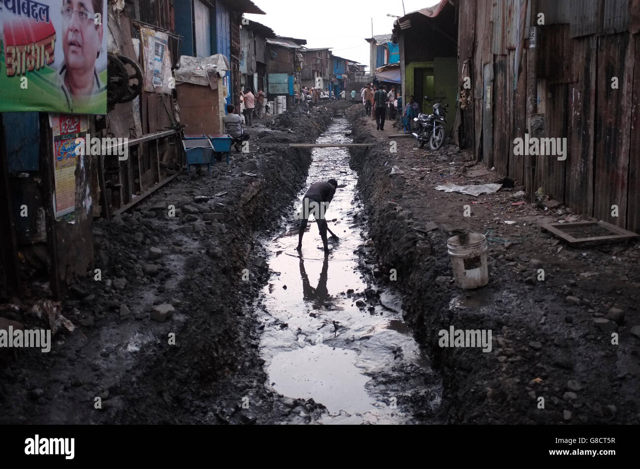 Slum with sewer hi-res stock photography and images - Alamy