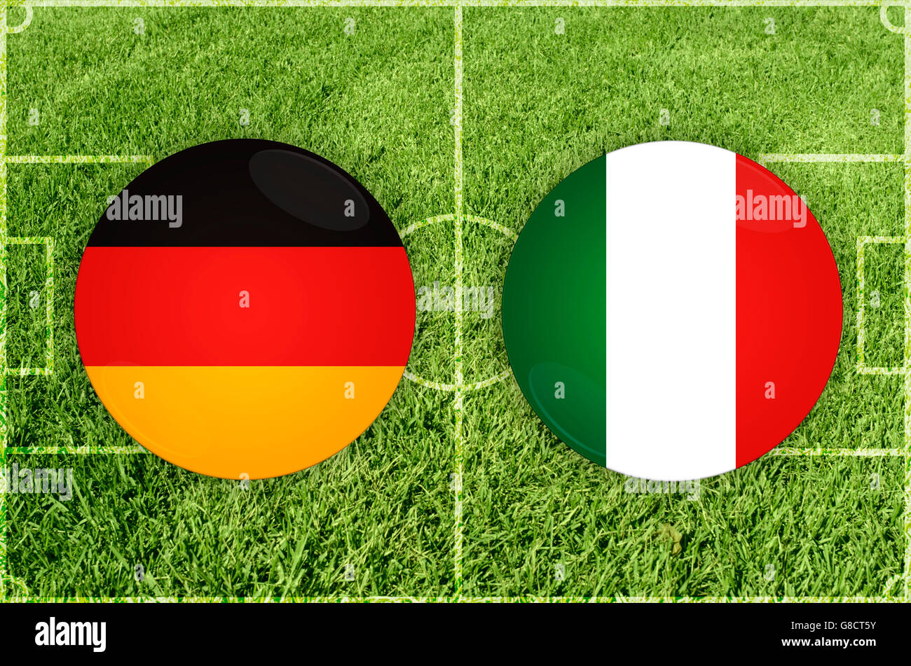Germany vs Italy Stock Photo - Alamy