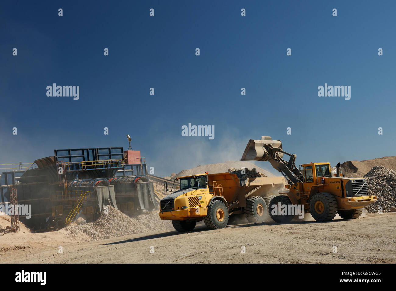 Saxendrift alluvial diamond mine, Plant, South Africa Stock Photo - Alamy
