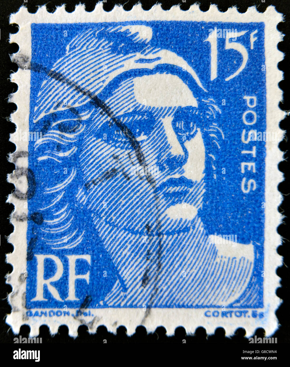 Stamp of the french republic hi-res stock photography and images - Alamy