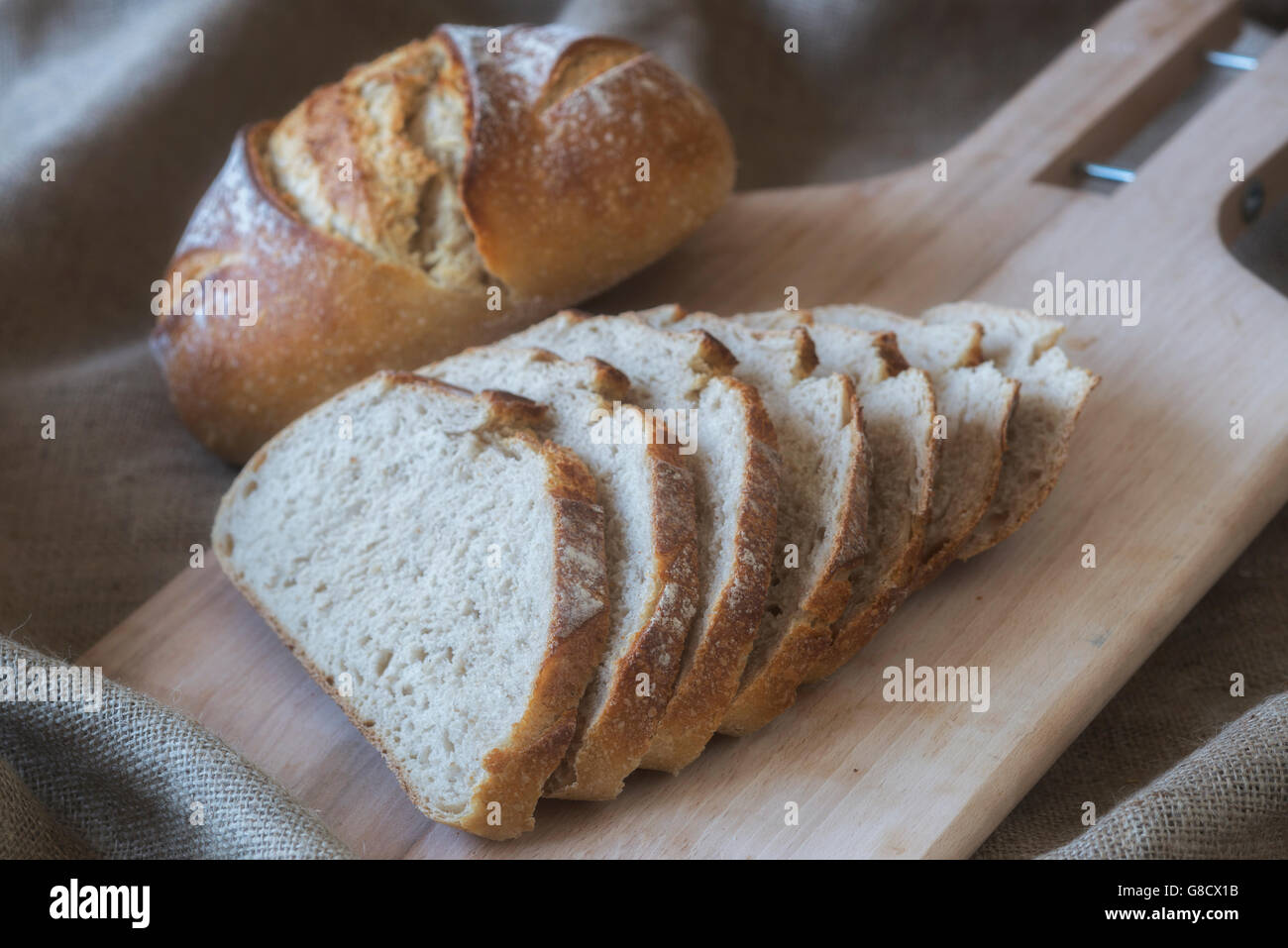 Freshly baked bread loaves. England. UK Stock Photo - Alamy