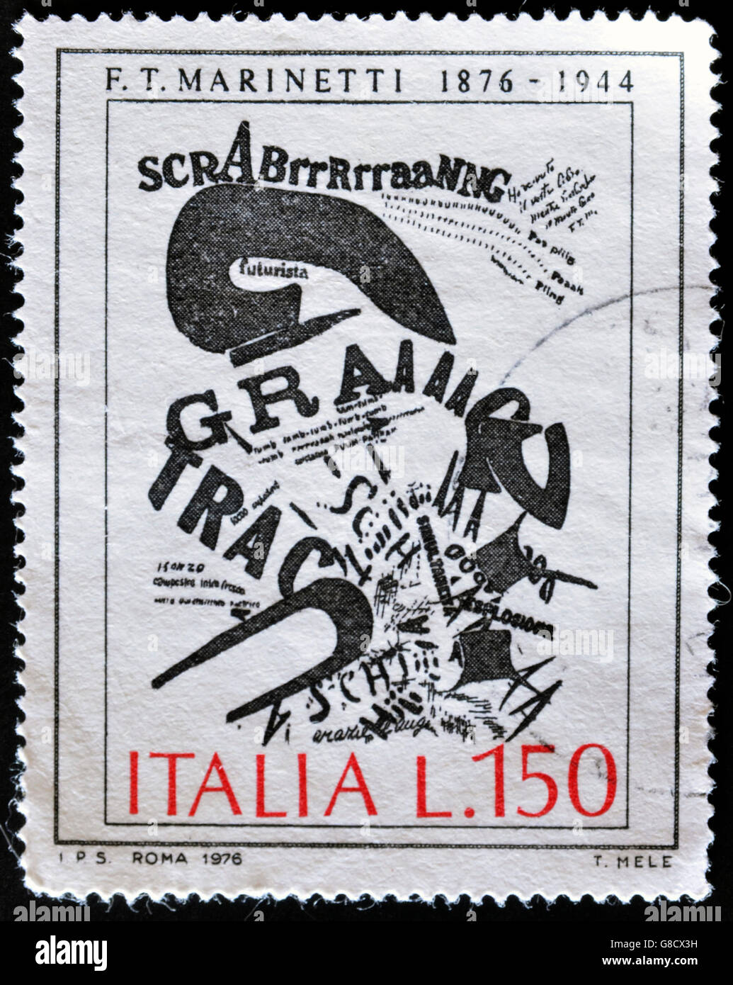 Marinetti stamp hi-res stock photography and images - Alamy