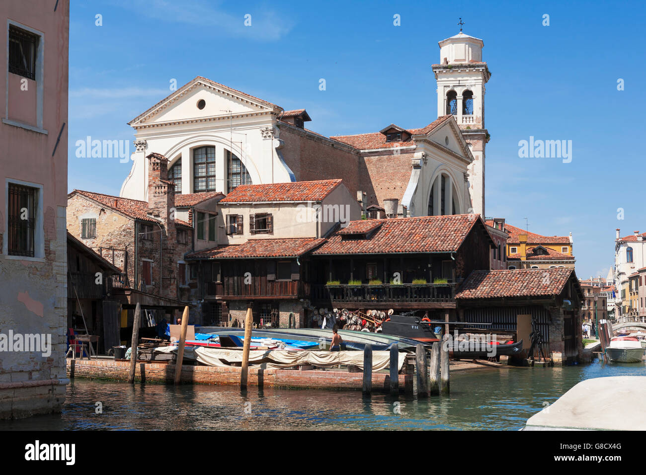 Squero di San Trovaso, Dorsoduro, Venice, Italy: one of the last ...