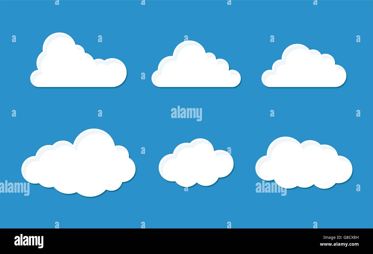 Background fluffy cloud Stock Vector Images - Alamy