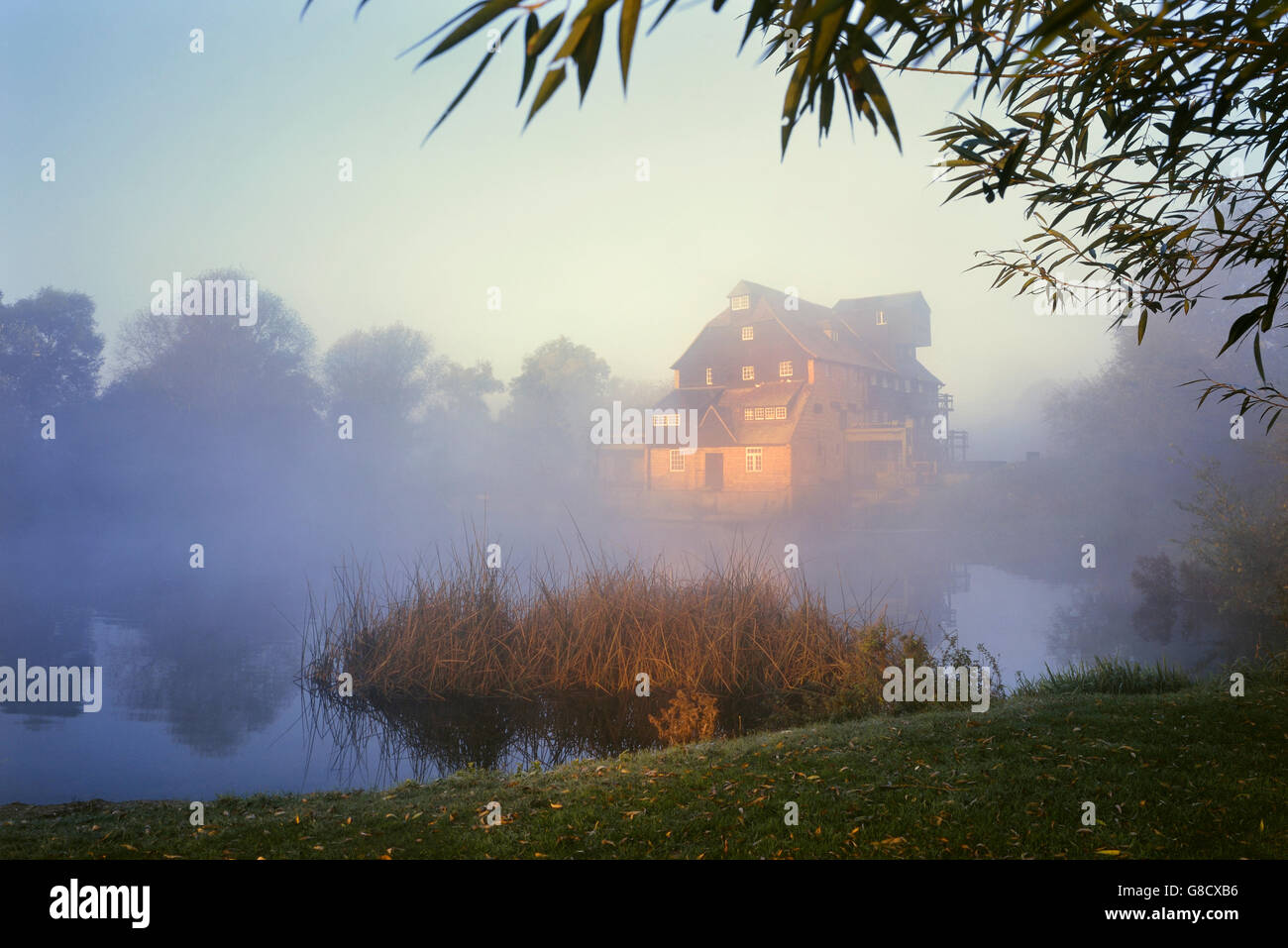 Houghton Mill, Huntingdon, Cambridgeshire, England. UK. Europe Stock ...