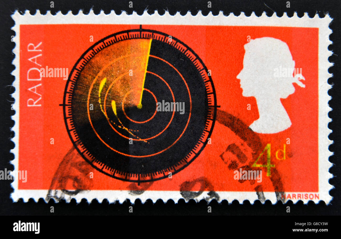 British postage stamp radar hi-res stock photography and images - Alamy