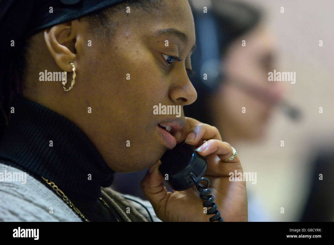 Call centre workers uk hi-res stock photography and images - Alamy