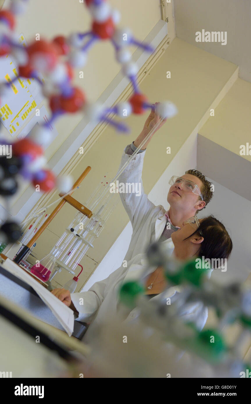 School science lesson. England. UK. Europe Stock Photo - Alamy